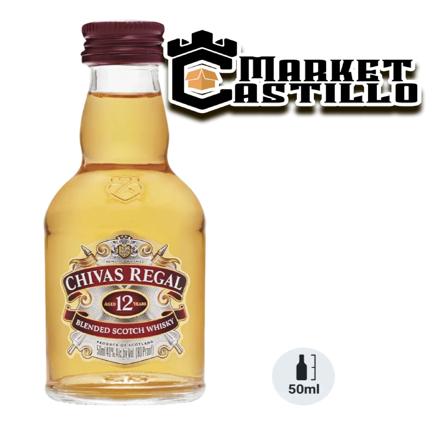 Chivas Regal Blended Scotch Whisky 50 ML – Castillo Market